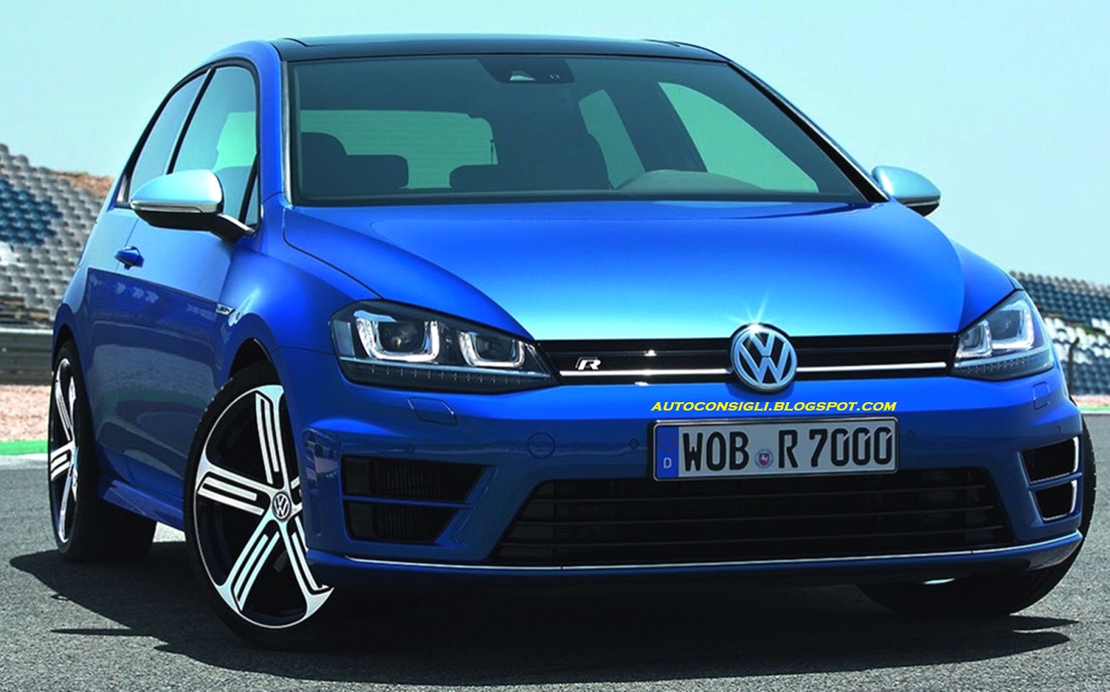 Car al Top 33: Volkswagen Golf 7 R: Ecco le prime foto della versione ...